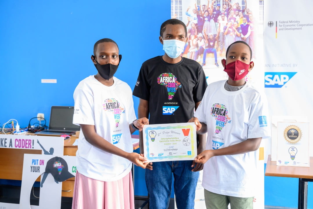 Three Rwandan children won African Code Challenge at the National level ...